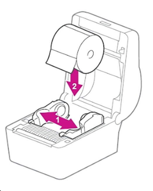 Printing a test label print on the PB-SP100 and w1110 Printers – DMS