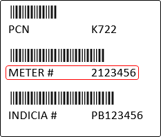 Finding the serial number and product code number (PCN) on the DM60 – DMS